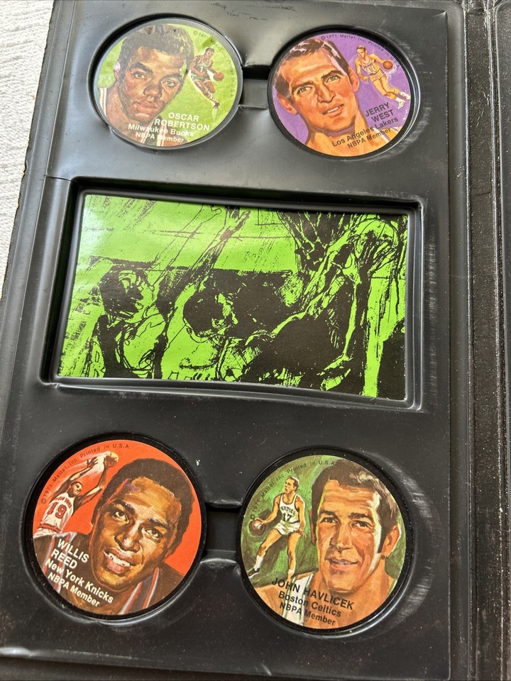 1971 Mattel Instant Replay Basketball Complete Set in Album W/ Booklet ...