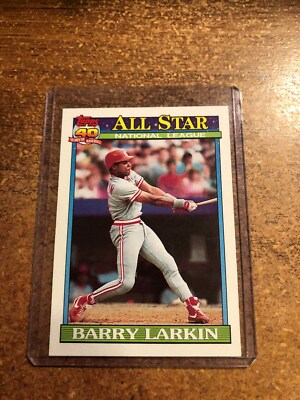 1991 Topps Baseball # 400 NL All Star Barry Larkin Shortstop | eBay