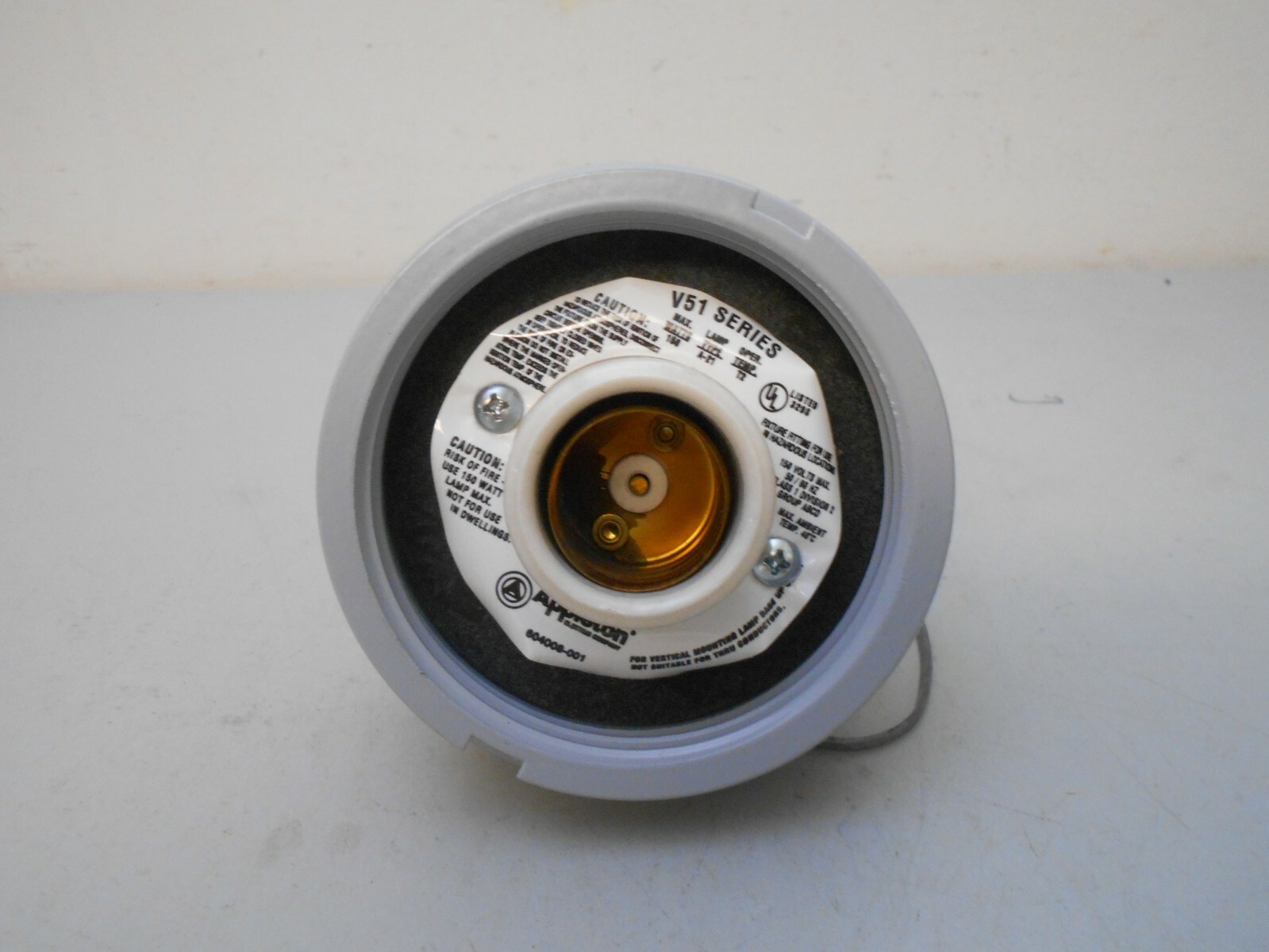 Appleton VAD-1 Copper-Free Aluminum Adapter Socket 60 - 150 W Lamp Type ...