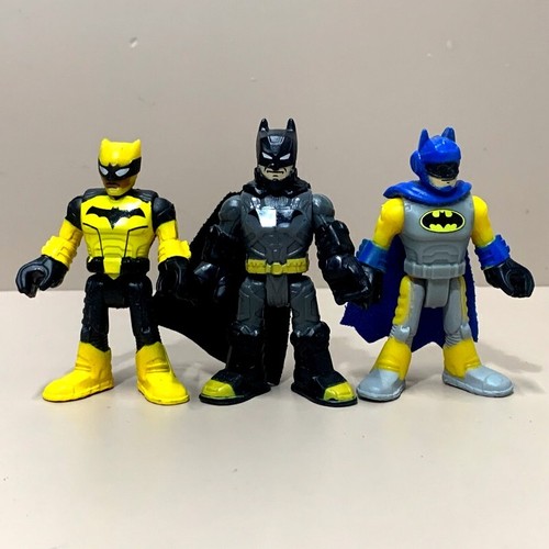 3pcs Fisher Price Imaginext DC Super Friends Duke Thomas Batcave Batman ...