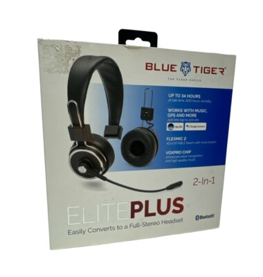 Blue Tiger Elite Plus Premium Single and Dual Ear Wireless Headset ...