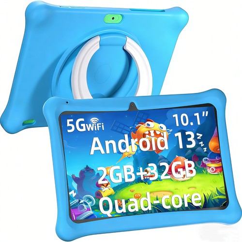 Android 13 Tablets 10 inch Kids Tablet 32GB Bluetooth WiFi Dual Camera ...