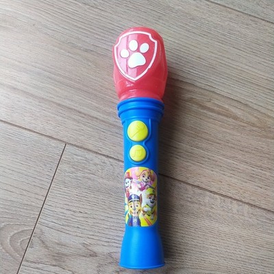 Nickelodeon Microphone Paw Patrol Sign Along Light-Up Music Built-In ...