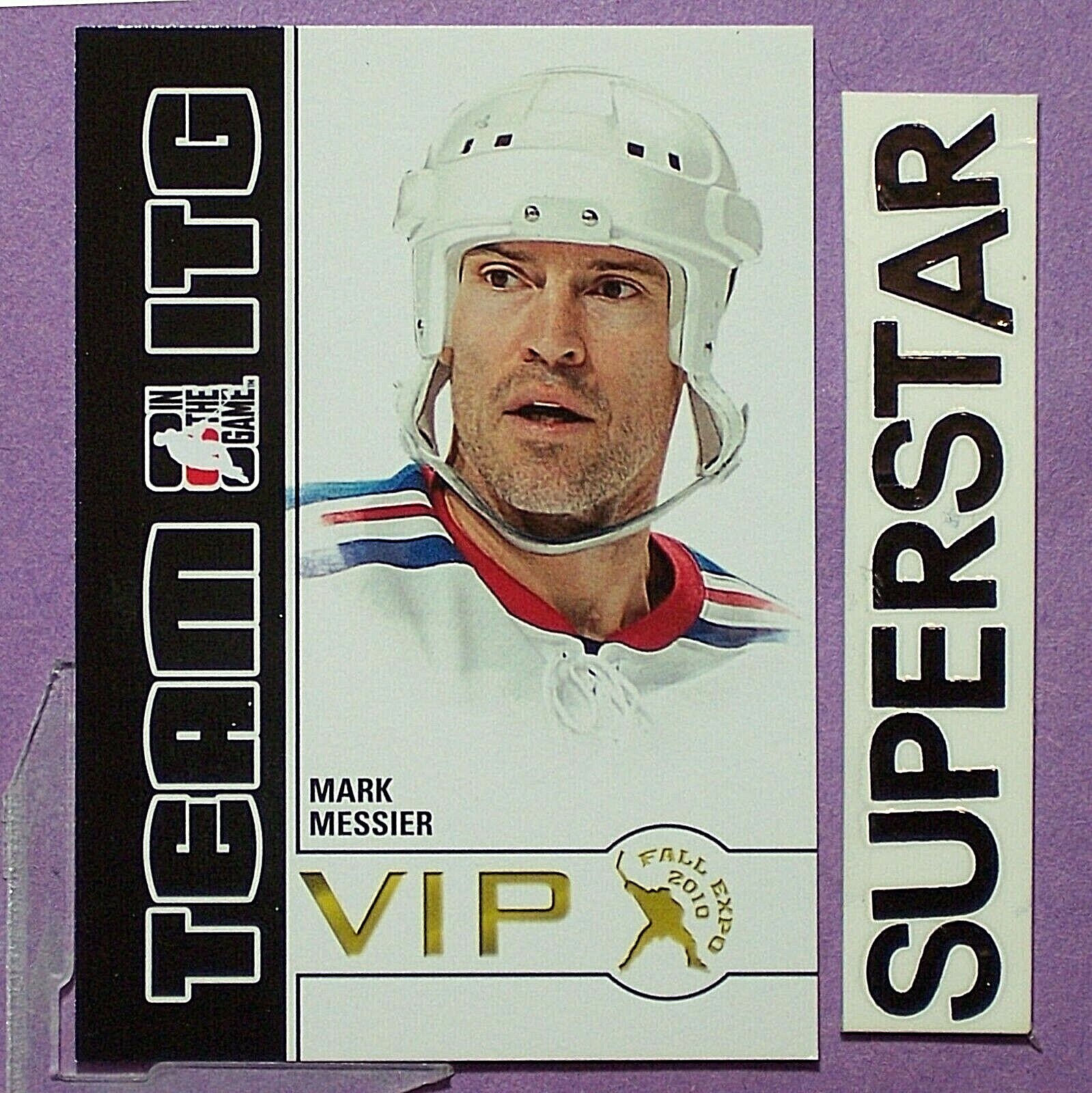 MARK MESSIER 2010-11 ITG Fall Expo Team ITG VIP #ITG21 New York Rangers ...