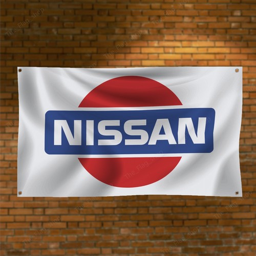 Nissan Car Logo Banner 3x5 FT NISMO Racing Car Show Man Cave Wall Decor ...