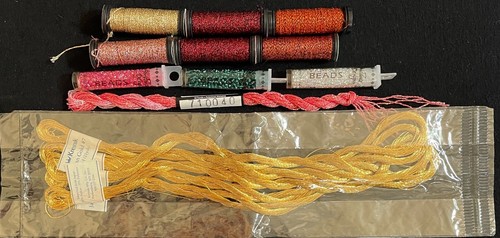 15xNeedlepoint/Embroidery THREAD KREINIK 4,8Brd+Japan7 metalc/SUNDANCE ...