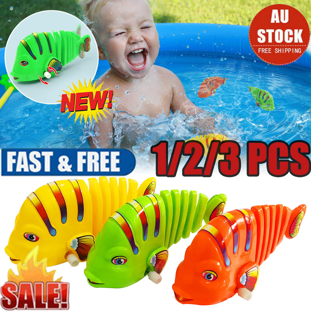 Wind-up Wiggle Fish Toys-1/2/3pKJ | eBay