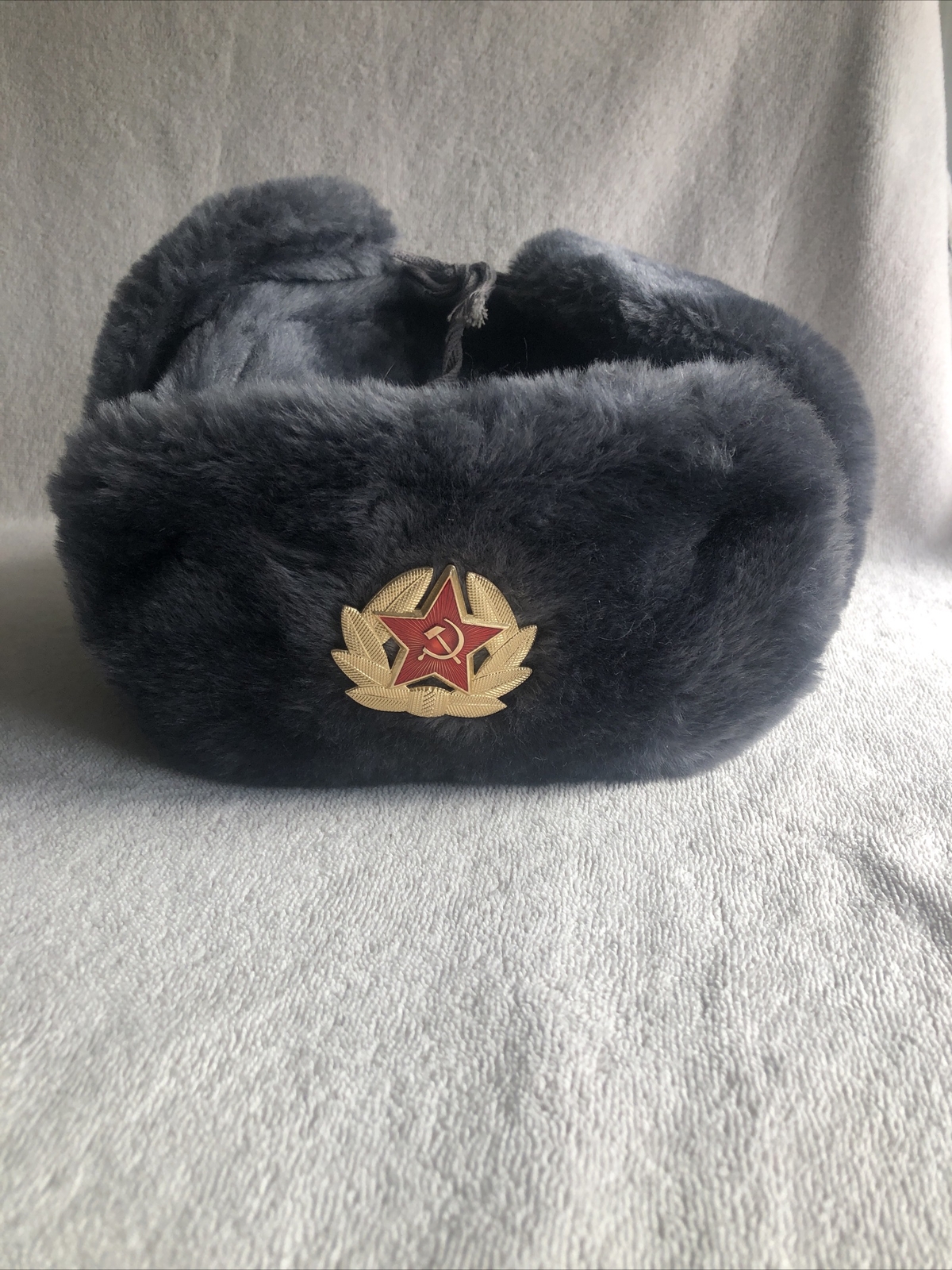 Authentic Russian Ushanka Military hat w/ SOVIET ARMY… - Gem