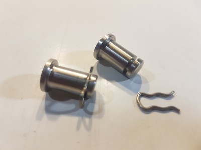 EARLY TYPE FORD DOOR CHECK STRAP PINS MK1 ESCORT MK2 CORTINA STAINLESS ...