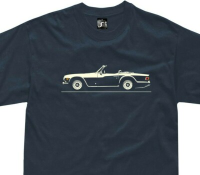 Triumph tr6 tshirt pi classic british roadster car | eBay