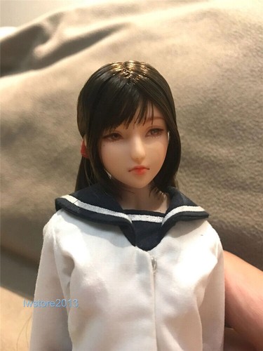 1/6 Female Student Girl Obitsu Head Sculpt Carved For 12"PH TBL UD ...