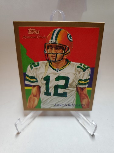 Aaron Rodgers Packers 2009 Topps National Chicle Gold #C180 | eBay