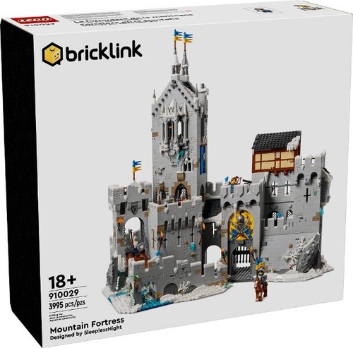LEGO 910029 Bricklink Mountain Fortress Castle Building Set 3995 Pcs ...