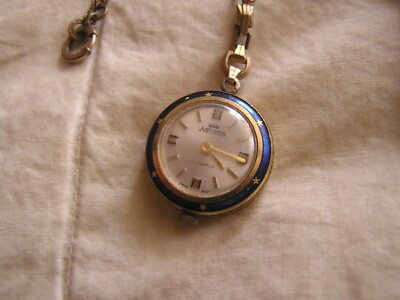 Vintage Nelson 17 Jewels Pendant Watch with Ornate Chain | eBay