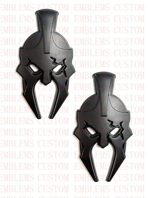 2X Gladiator Emblems Fit Jeep Wrangler JL JK Right Left Fender Matte ...