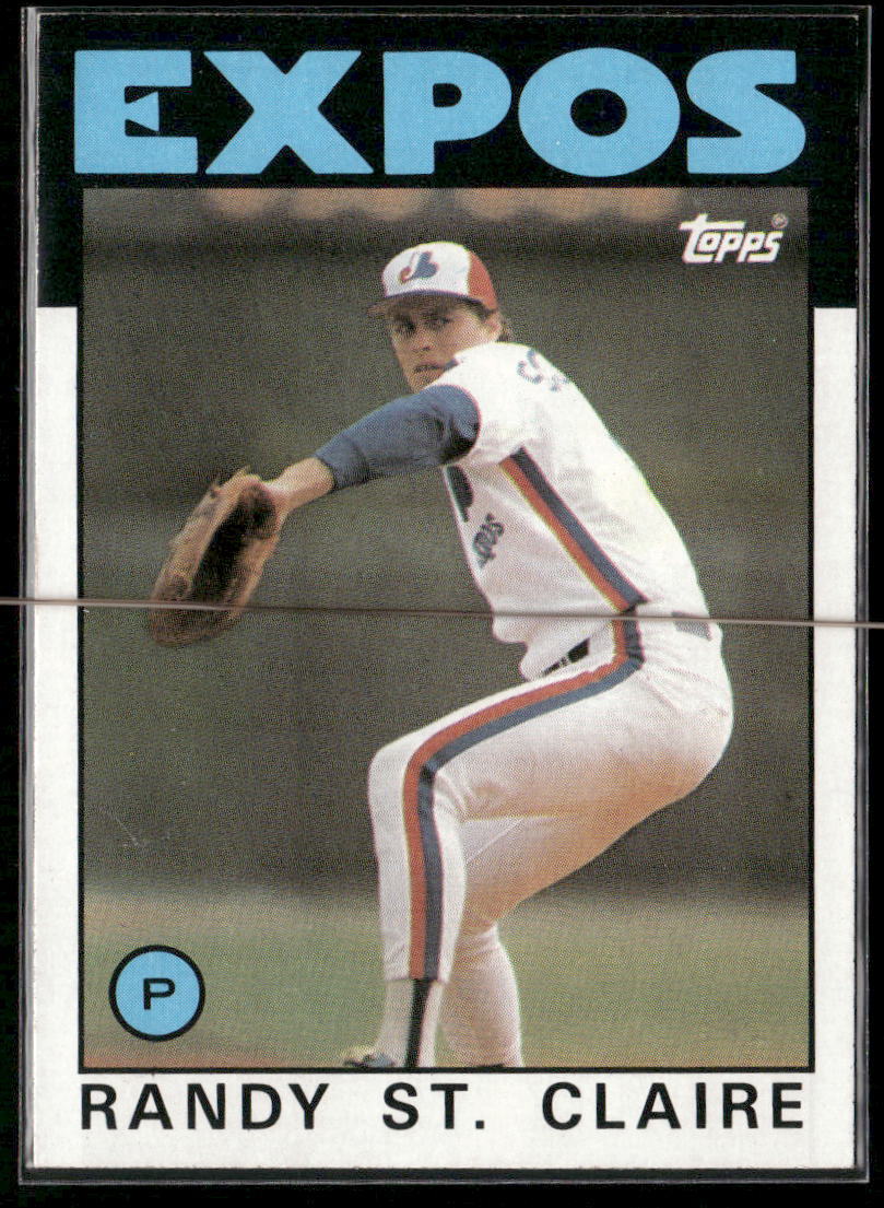 1986 Topps #89 Randy St. Claire | eBay