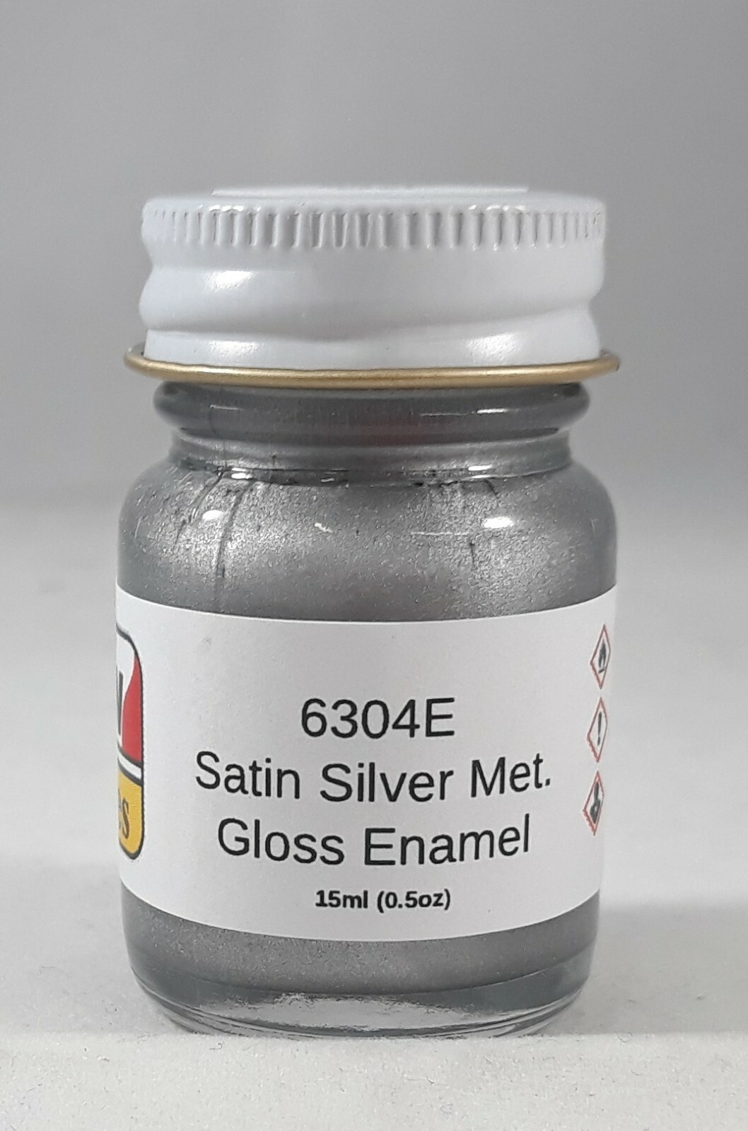 MCW Finishes 6304E Satin Silver Met. Enamel Model Paint for Auto | eBay
