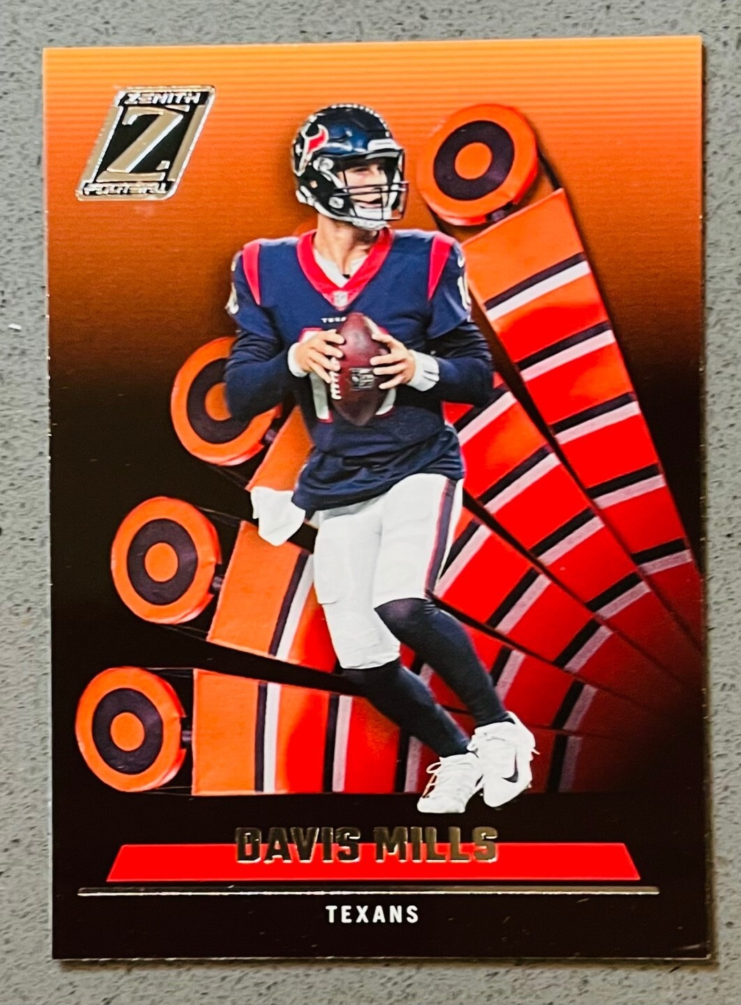 2022 Panini Zenith Football NFL #52 Davis Mills Base Trading Card ...