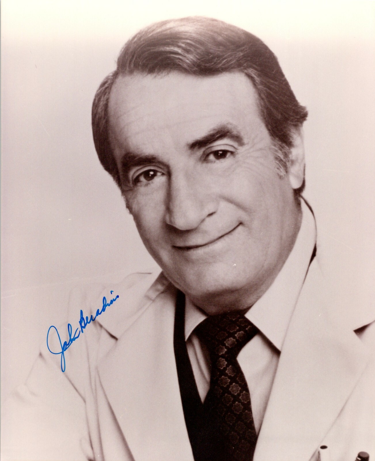 John Berardino Browns Indians General Hospital signed autographed 8x10 ...