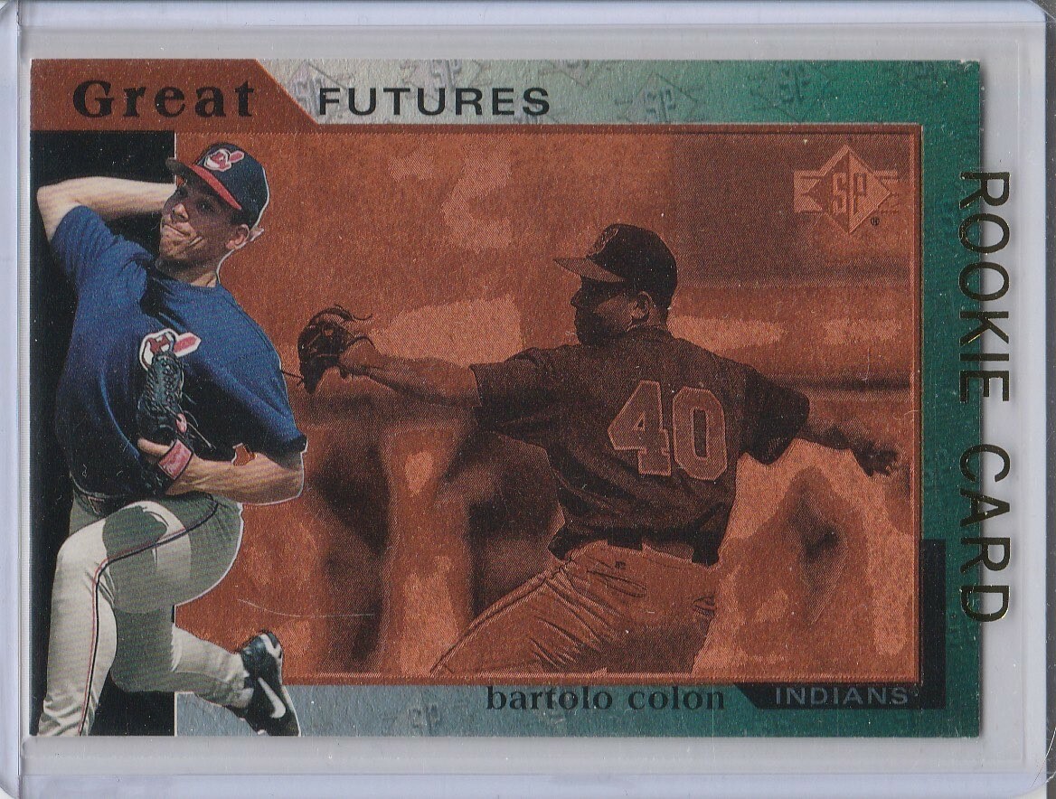 BARTOLO COLON ROOKIE CARD Upper Deck SP GREAT FUTURES RC Indians NY ...