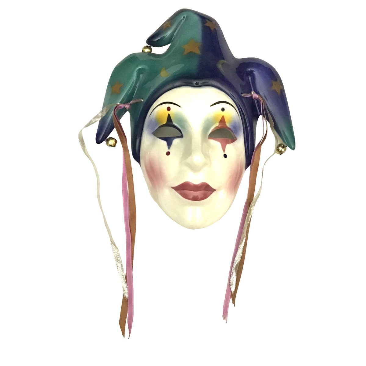 Jester Mask Drawing Harlequin Stock Illustration. Illustration Of