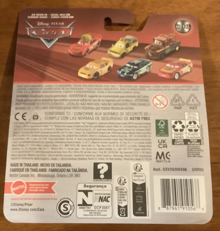 DISNEY PIXAR CARS TODD MARCUS DIECAST TOY CAR NEW | eBay