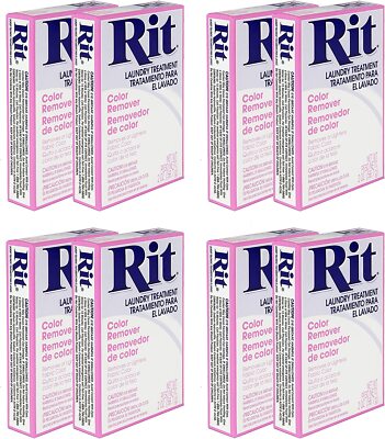 Rit Dye Laundry Treatment Color Remover 8 Pack | eBay