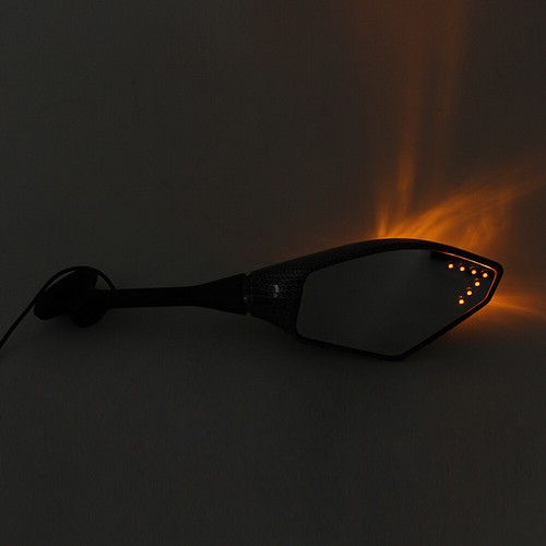 LED Turn Signal Integrated Rear View Mirrors For Suzuki Katana GSXR 600 ...