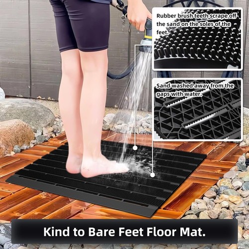 Heavy Duty Outdoor Mat 18 X 30 Inches Nonslip Drainage Floor Mat For ...