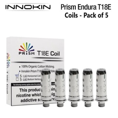 Innokin Endura T18E & T22E Prism Coils 1.5ohm - Pack Of 5 - 100% ...