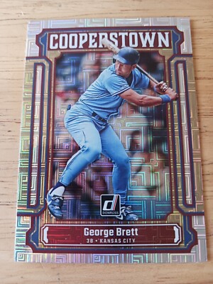 2023 Panini Donruss Cooperstown Vector George Brett #CT15 HOF KC Royals ...