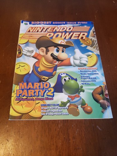 Nintendo Power Magazine Volume 128 January 2000 Attached Poster Mario ...