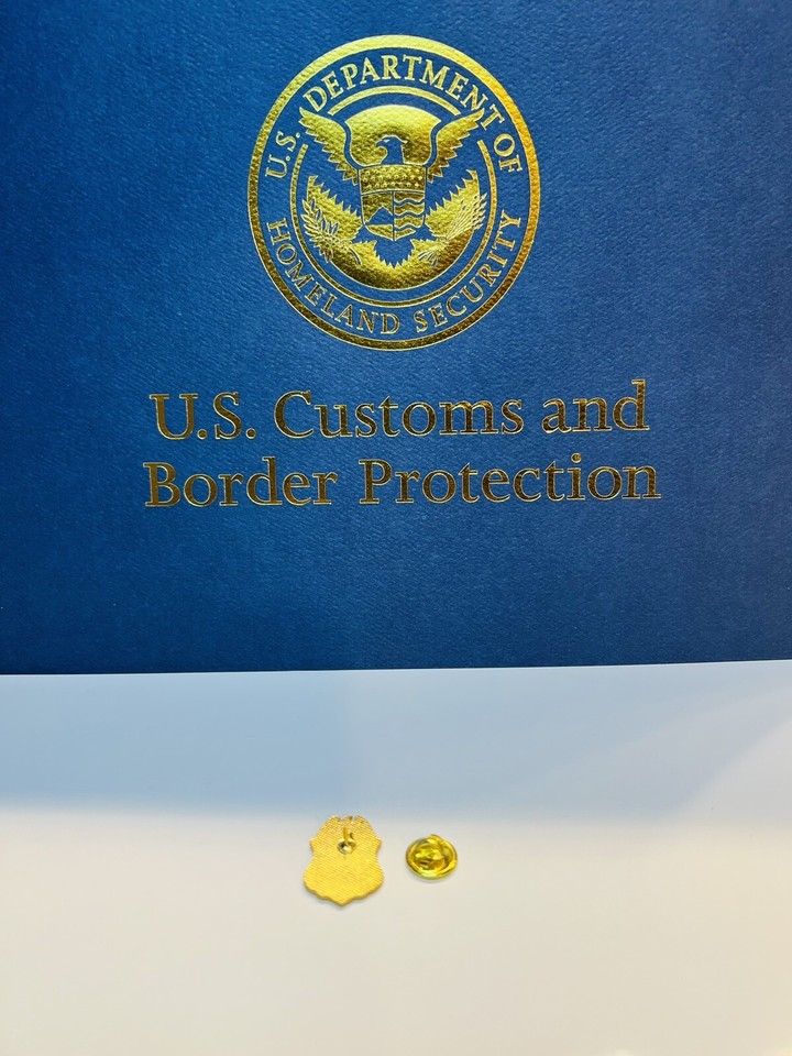 U.S. Customs and Border Protection Officer Badge Lapel Pin - Officially ...