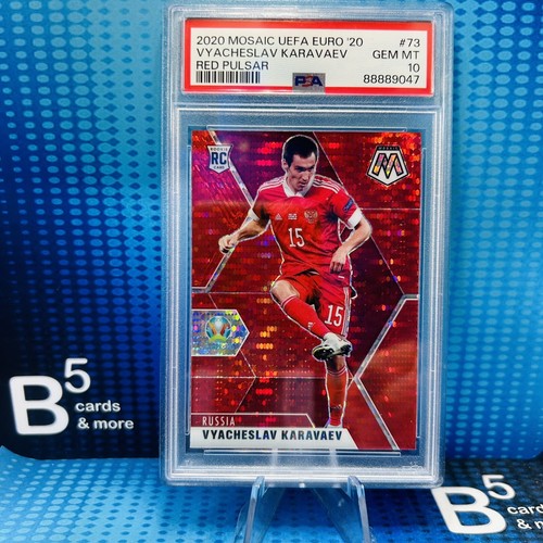 2021 Panini Mosaic UEFA Euro 2020 - Red Pulsar Prizm #73 Vyacheslav ...