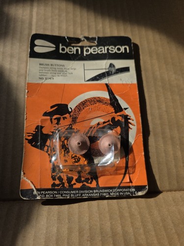 Vintage Ben Pearson Brush Buttons, No 9770-9 New Old Stock | eBay