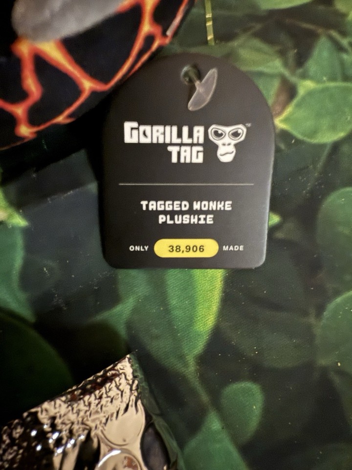 Official Makeship Gorilla Tag Birthday Plush W/ Game Code, Extras ...