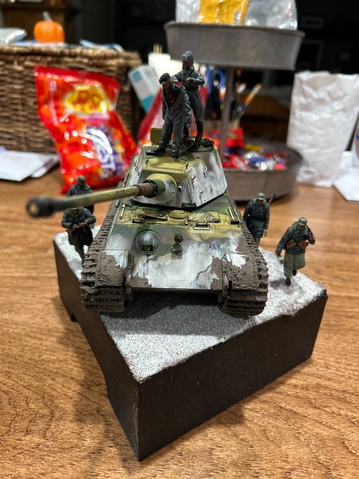 1/35 scale built german king tiger tank. armour | eBay