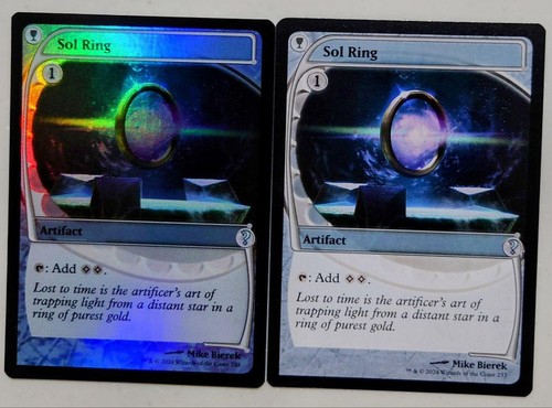 Mtg Mb2 Solar Ring/Sol Ring Foil Normal Future Forecast Same No.MM124 ...