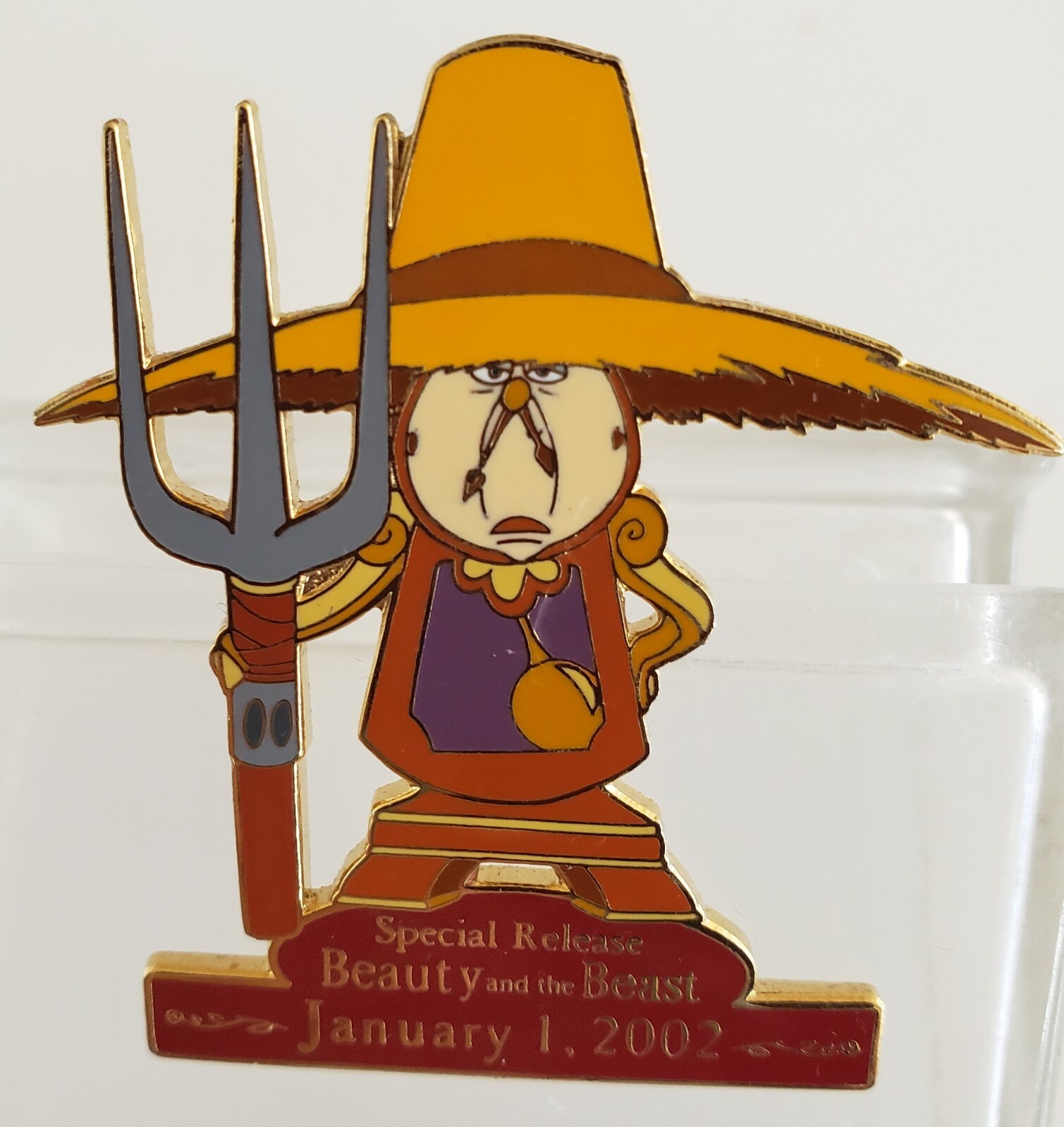 DISNEY BEAUTY & THE BEAST SPECIAL RELEASE COGSWORTH PIN FREE SHIPPING ...