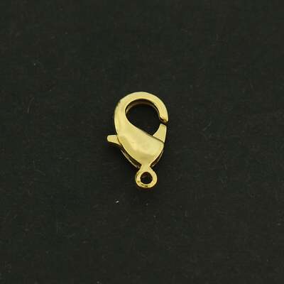 14k Lobster Clasp - 5 Clasps - 14k Gold Plated Brass - GLD386 | eBay