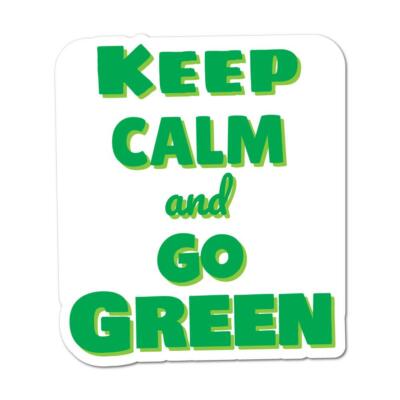 Go Green Sticker Decal Reuse Recycle Environment Eco Friendly | eBay
