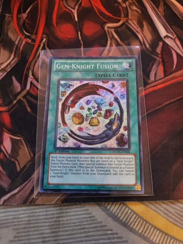 YUGIOH TCG GEM-KNIGHT FUSION HA05-EN026 SUPER 1ST EDITION | eBay