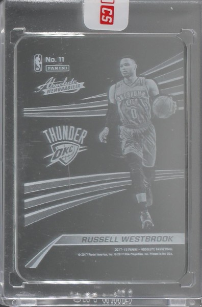 2017-18 Panini Absolute - Glass #11 Russell Westbrook for sale online ...