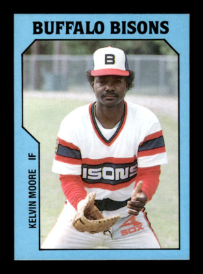 1985 TCMA # 10 Kelvin Moore Card (ML) Buffalo Bisons Chicago White Sox ...