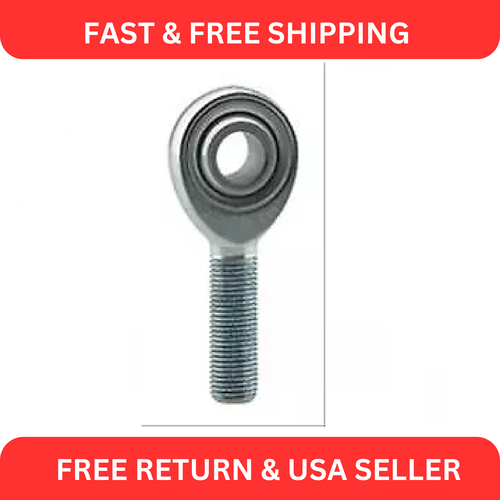 FK Bearings JMX12T 3/4 x 3/4-16 Right Hand Male Rod End with Teflon ...