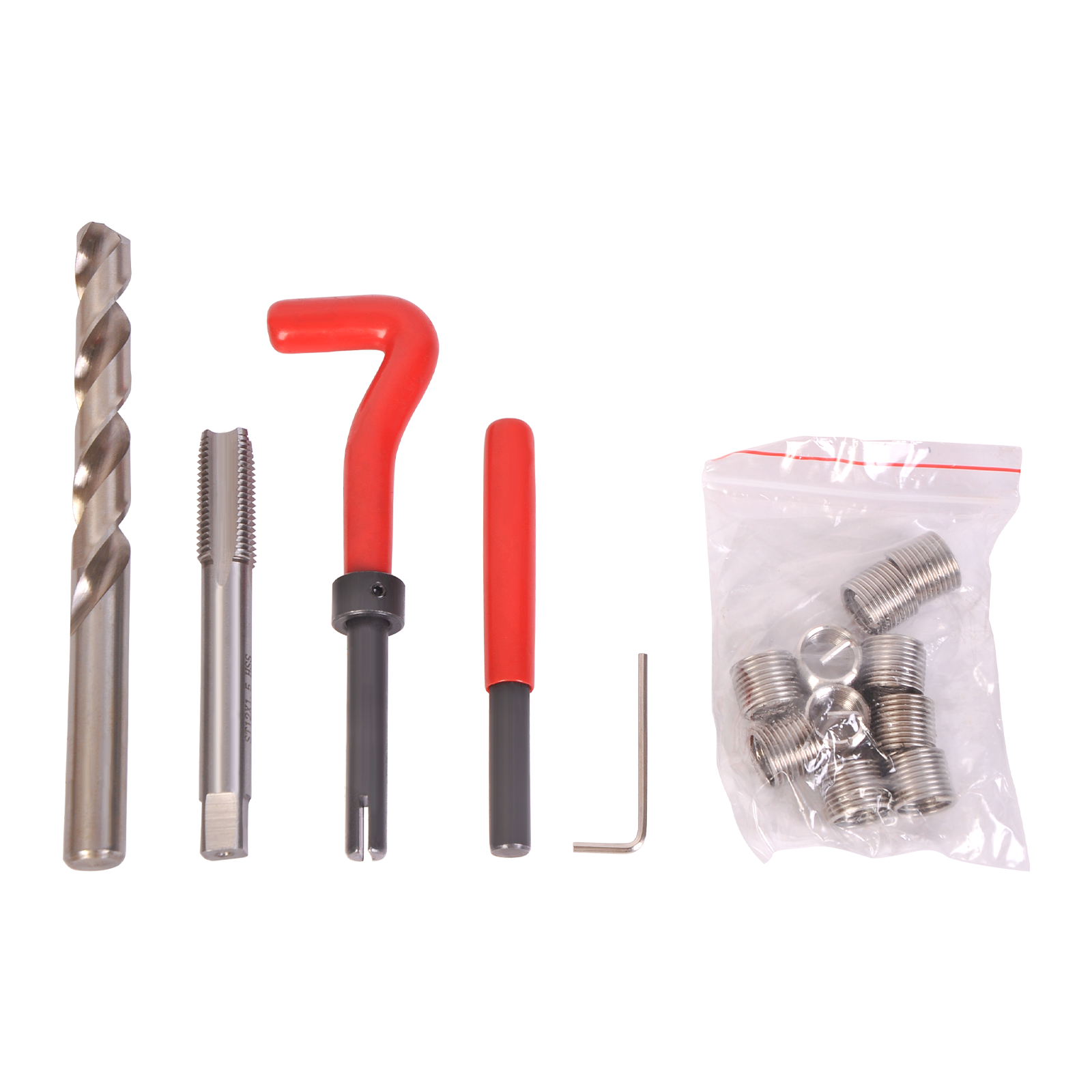 15PCS Thread Repair Kit M12x1.5x16.3MM, Auto Car Helical Coil Tools Set ...