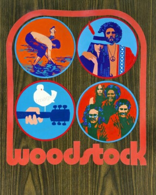 8x10 Print Woodstock Illustration Artwork 1969 #WDS | eBay