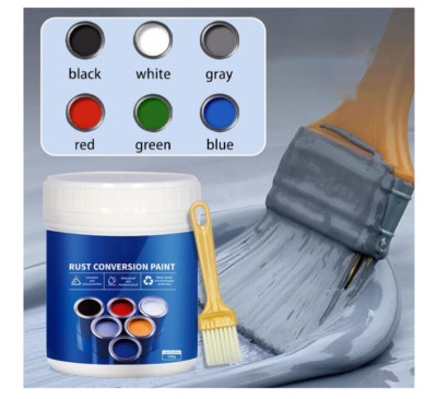 Rust Converter, Weatherproof Rust Converter Paint for Metal, Metallic ...