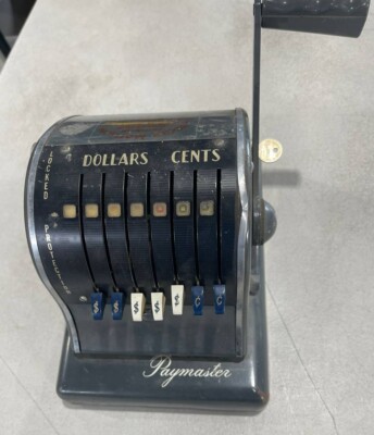 Vintage Paymaster Ribbon Check Writer Series S-600 | eBay