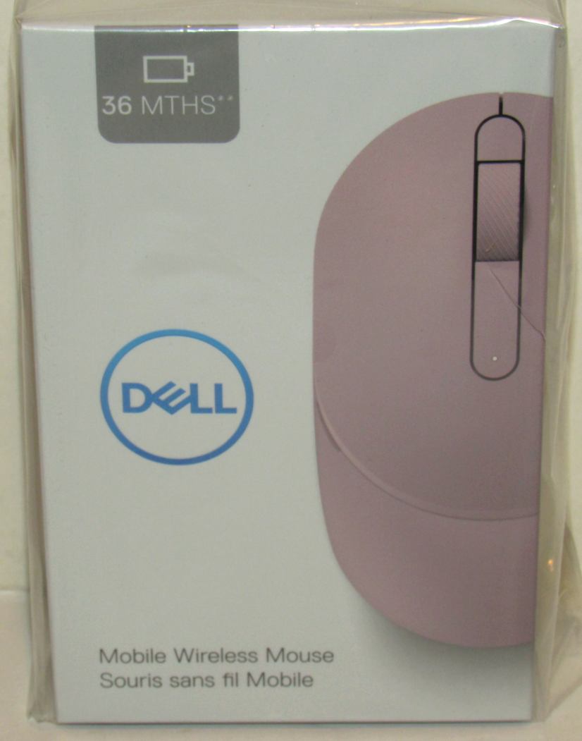 DELL PERIPHERALS MS3320W-APK-R MS3320W Ash Pink Mobile Wireless Mouse ...